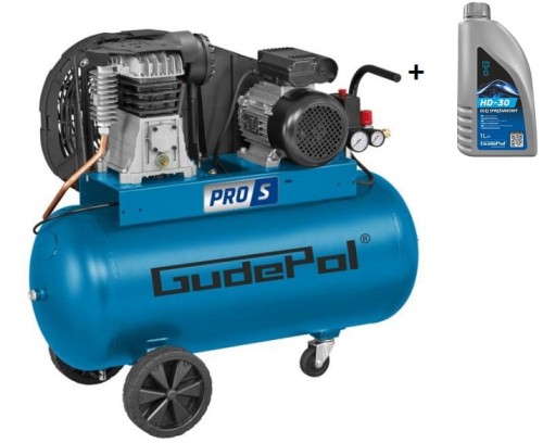 Kompresor Gudepol GD PRO-S 100l 230V 330l/min 10bar + olej gratis GT ...